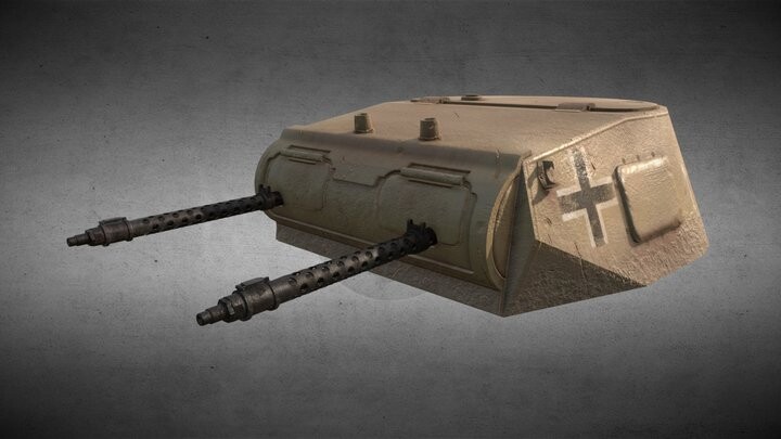 ArtStation - Panzer I turret