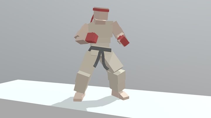 ArtStation - Basic Fighting Game Animation Cycles