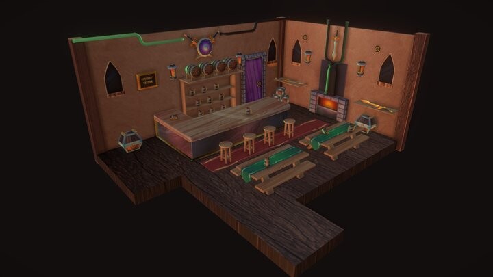 ArtStation - Hexcroft Tavern