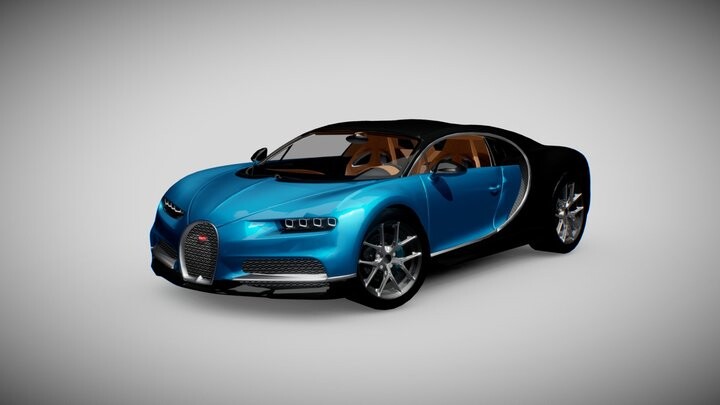 ArtStation - Bugatti Chiron (Interior)