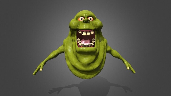 ArtStation - Slimer From Ghostbusters