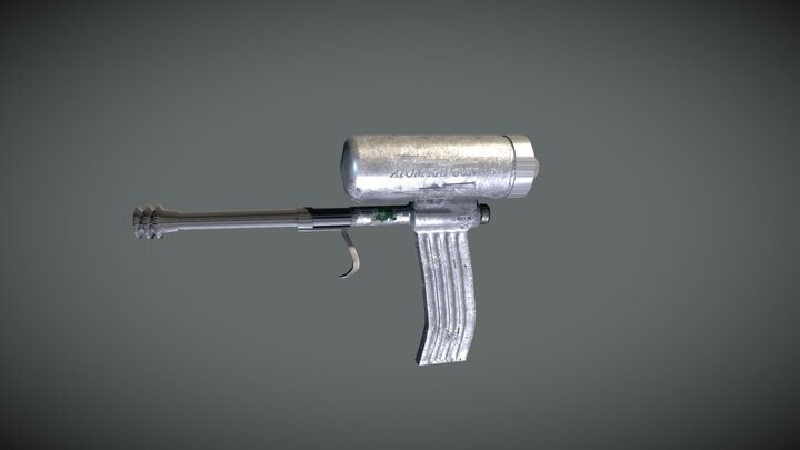 ArtStation - 1940s Toy Atom Ray Gun