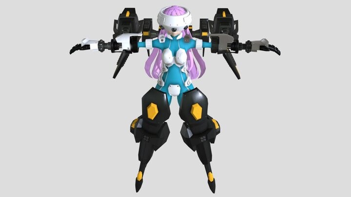 ArtStation - Mecha Girl (Hard Surface)