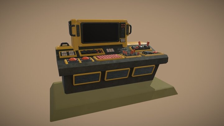 ArtStation - Deep Rock Galactic Computer Console