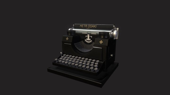 ArtStation - [Stylized]Typewriter