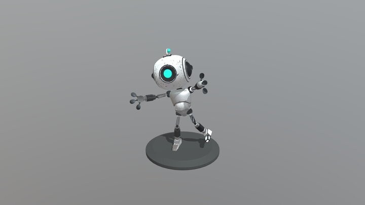 ArtStation - 3D Robot Character - "Finley"