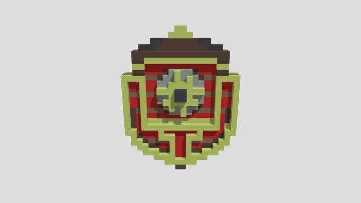 ArtStation - MODERN SHIELD VOXEL