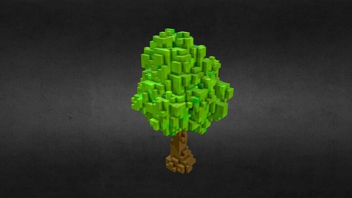 ArtStation - voxel tree (model - B003)