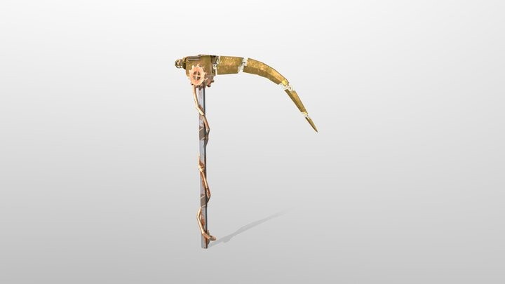 ArtStation - Steampunk Scythe