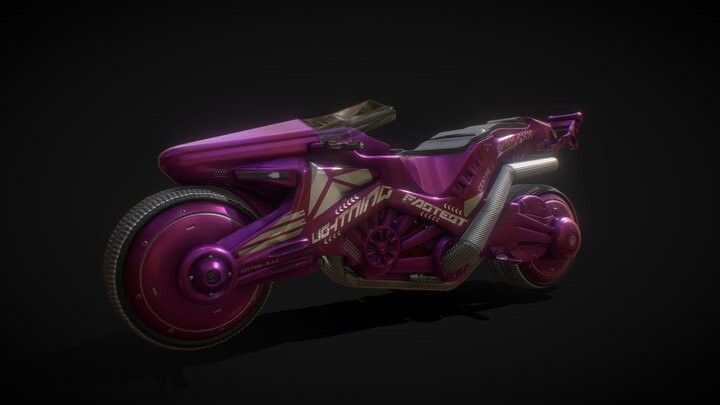 ArtStation - Cyberpunk motorcycle