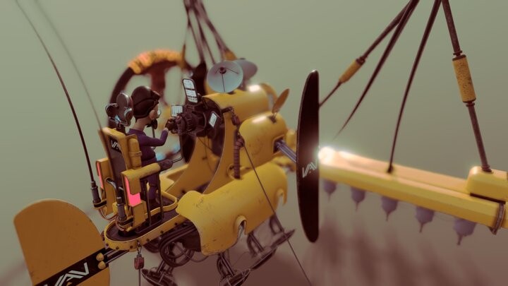 ArtStation - Hover Tractor