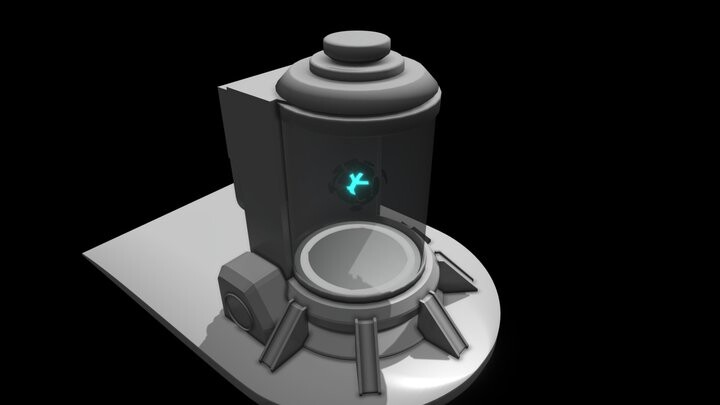 ArtStation - Laboratory capsule 1 step