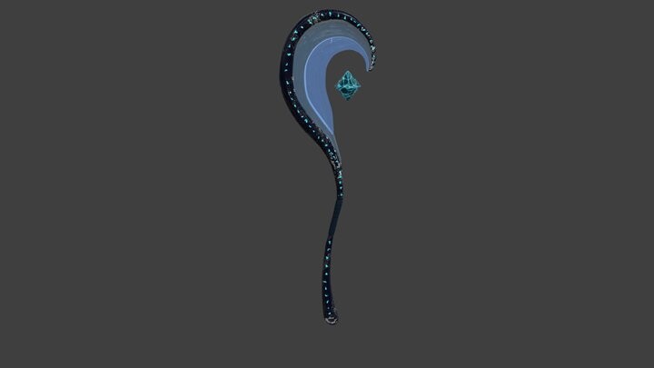 ArtStation - Magic Elemental staff of water