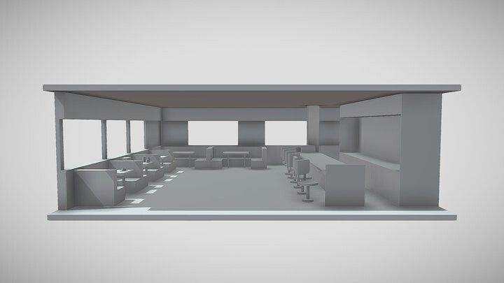 ArtStation - Diner Scene