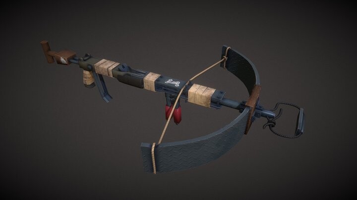 ArtStation - Post-Apocalyptic Crossbow