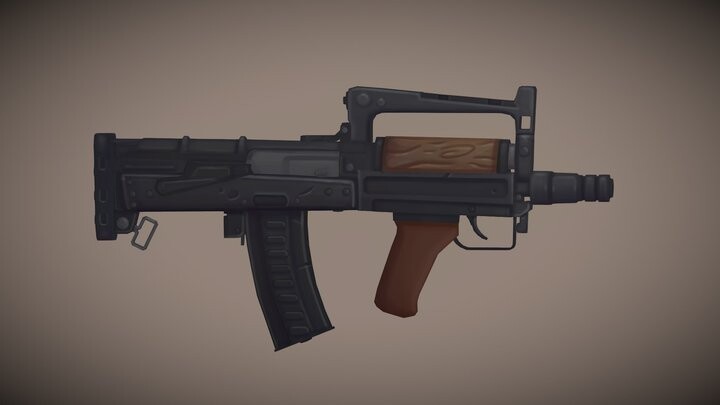 ArtStation - Bullpup gun