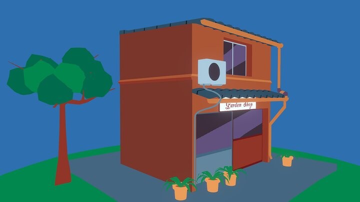 ArtStation - Garden Shop