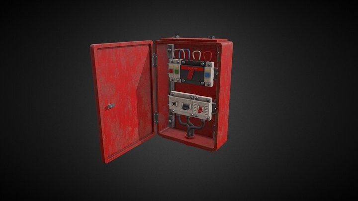 ArtStation - Electrical Fuse Box