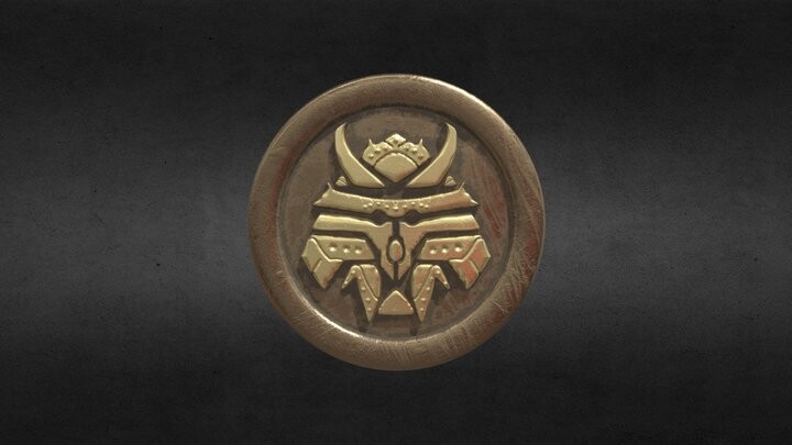 ArtStation - Samurai coin