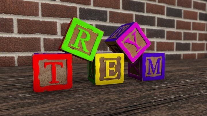 ArtStation - Low Poly Toy Block