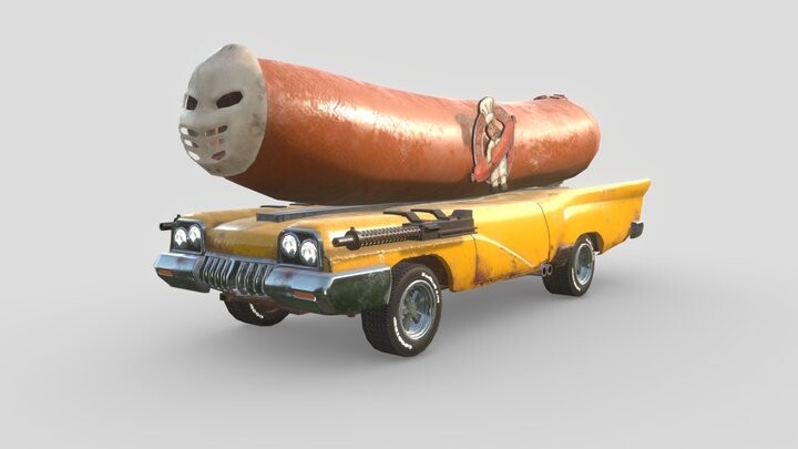 ArtStation - Meat Wagon From Rogue Trip