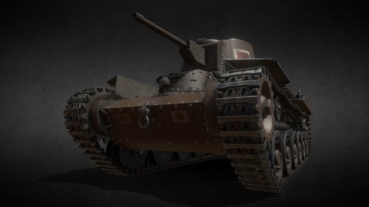 ArtStation - Type 97 Shinhoto Chi-ha
