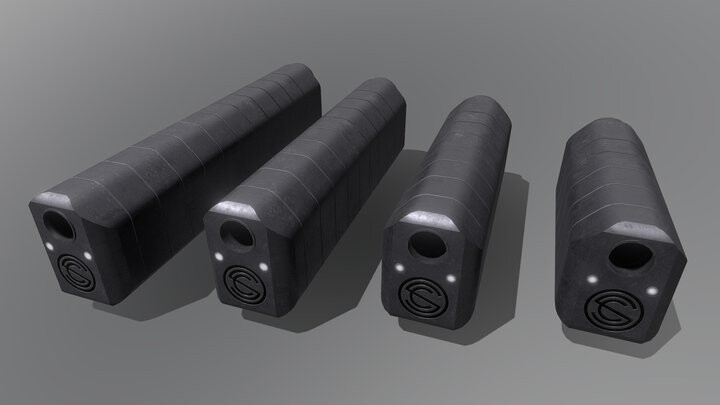 ArtStation - SilencerCo Salvo 12 Suppressors
