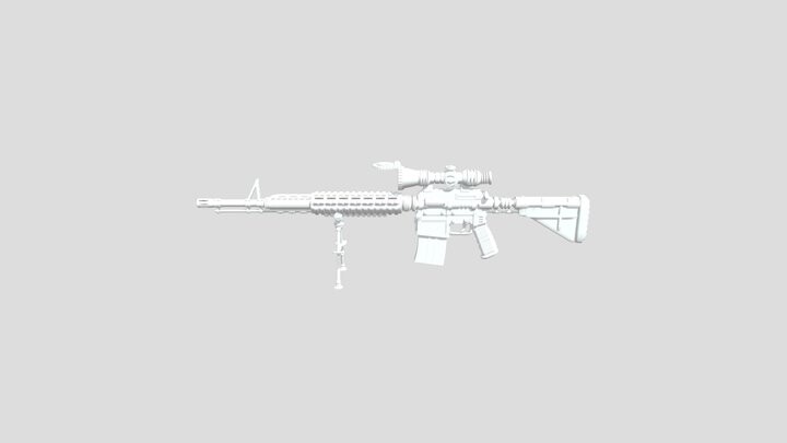 ArtStation - M4A1 Military Rifle