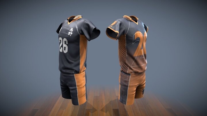 ArtStation - Haikyuu Karasuno sport uniform redesign