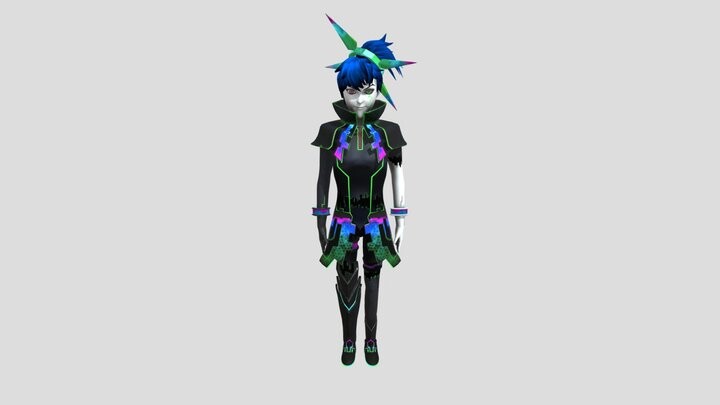 ArtStation - Glitch Character Modeling For Game