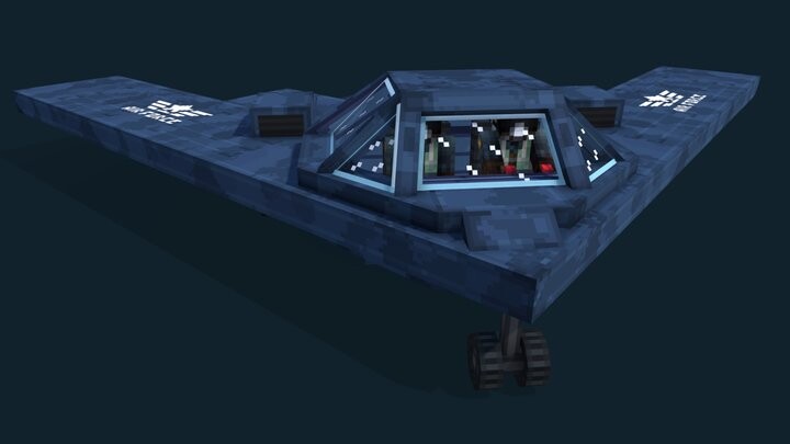 ArtStation - B-2 Spirit Bomber - Minecraft