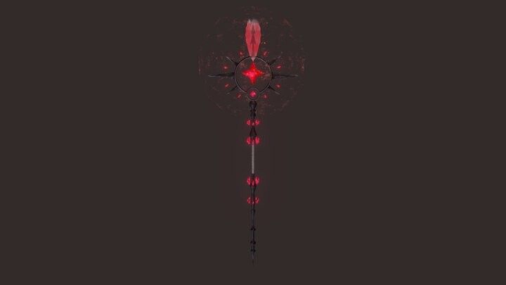 ArtStation - Exterremancer's Staff - Weapon Design