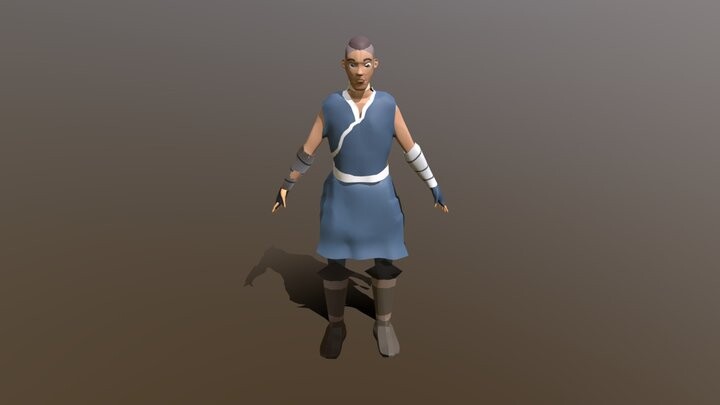 ArtStation - Sokka character modeling