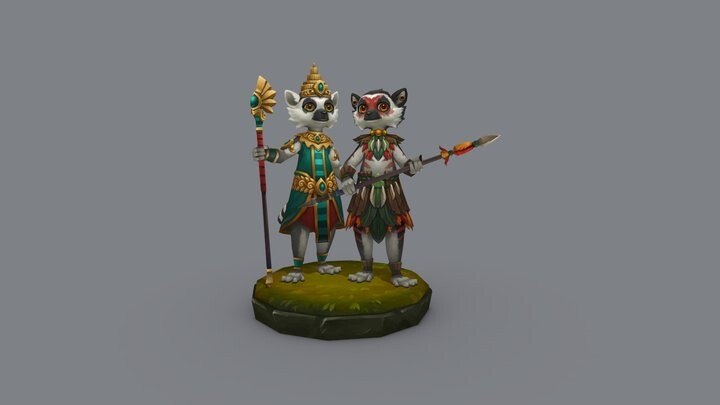 ArtStation - Lemurs : Wizard101