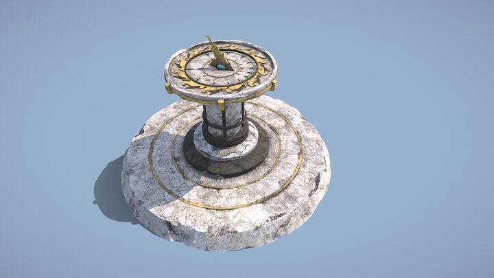 ArtStation - Ancient Sundial