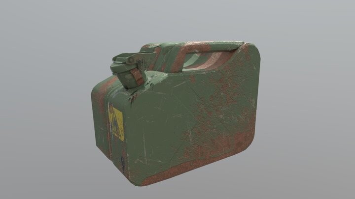 ArtStation - Metal Jerry Can