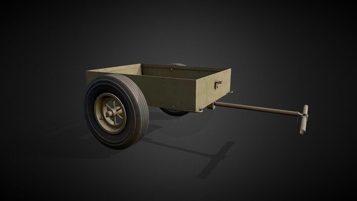 ArtStation - Military Hand Cart