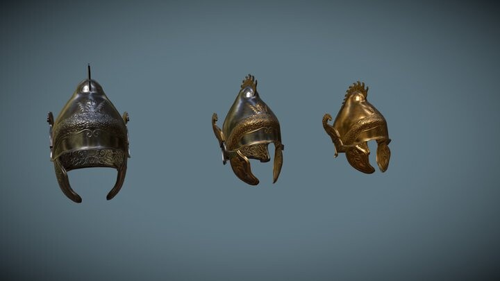 ArtStation - Attico-Phrygian Helmets