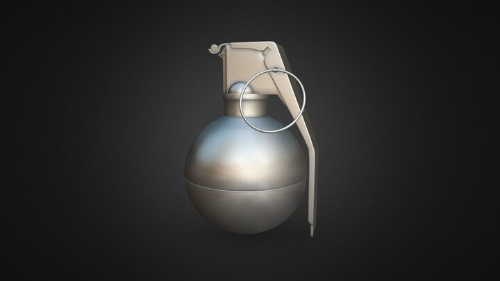 ArtStation - 3D Grenade Model