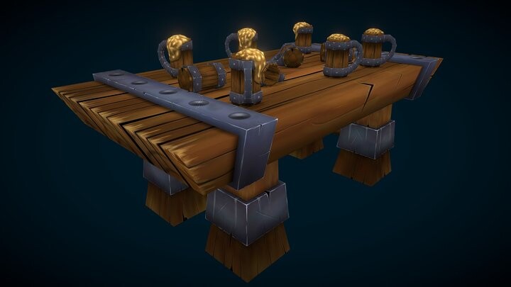 ArtStation - Tavern Table