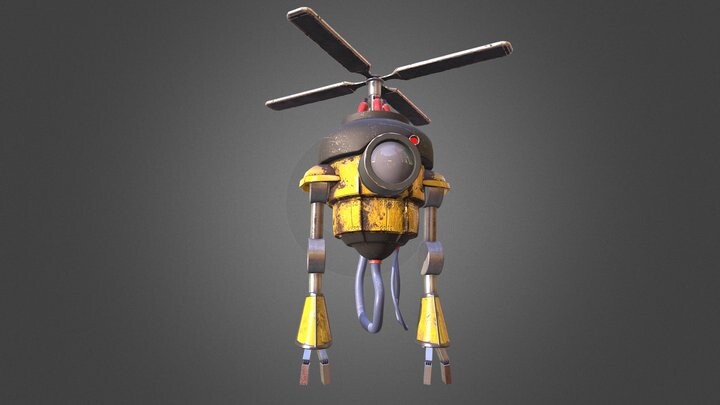 ArtStation - Propeller Head Bot