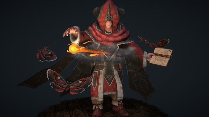 ArtStation - Moth Mage