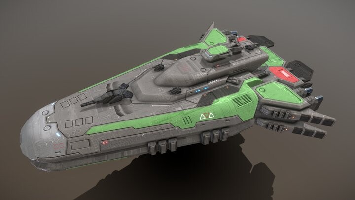 ArtStation - Atlantica Class Cruiser