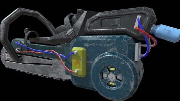 ArtStation - Chainsaw wrist