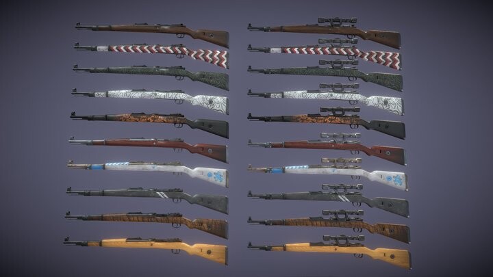 ArtStation - Axis Sniper (WWII Weapons)