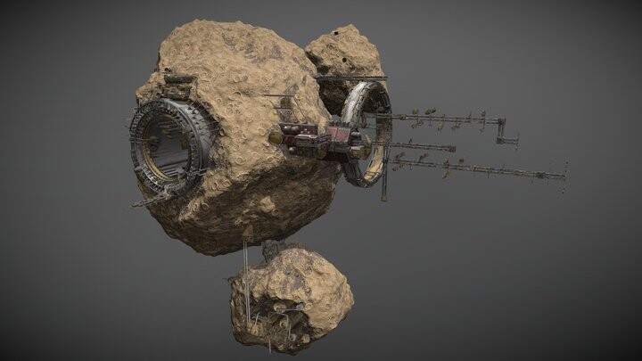 ArtStation - Asteroid 42