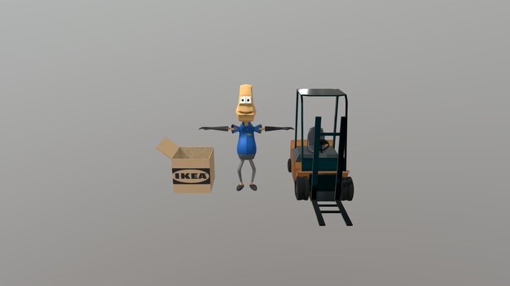 ArtStation - IKEA worker character