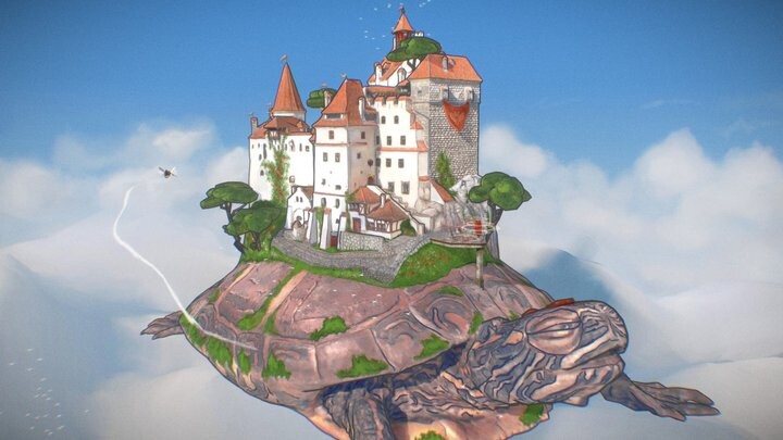 ArtStation - The Floating Castle