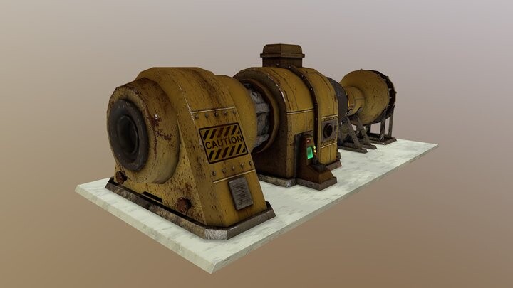 ArtStation - Rusty Electric Generator