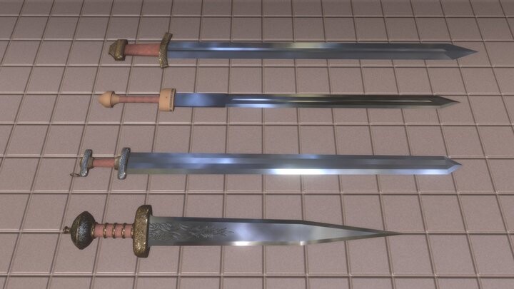 ArtStation - Historical swords pack 1